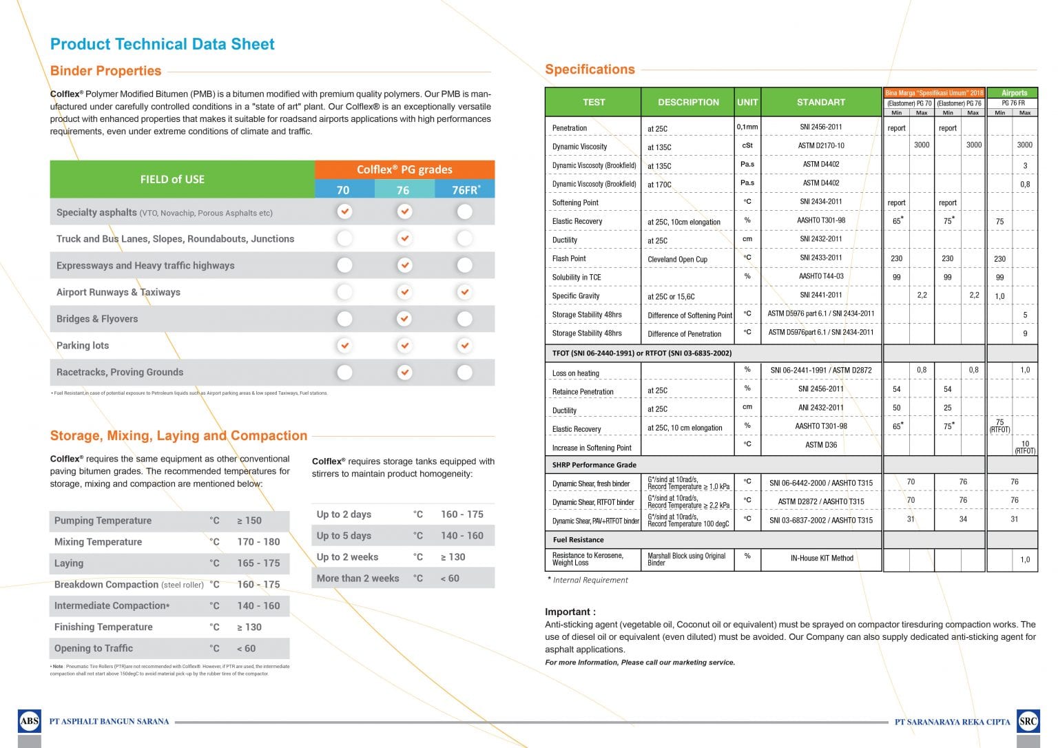 Asphalt (PEN 60/70) | PT. Asphalt Bangun Sarana