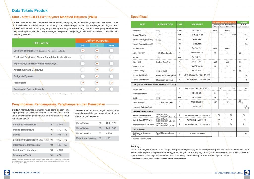 Asphalt (PEN 60/70) | PT. Asphalt Bangun Sarana