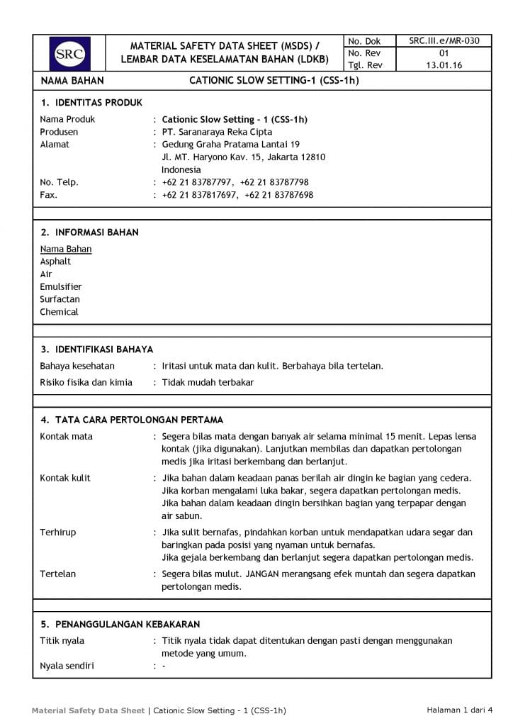 Asphalt (PEN 60/70) | PT. Asphalt Bangun Sarana