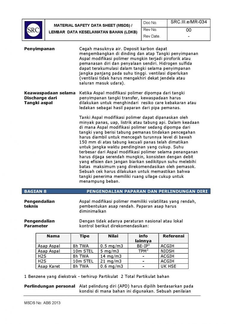 Modified Bitumen | PT. Asphalt Bangun Sarana